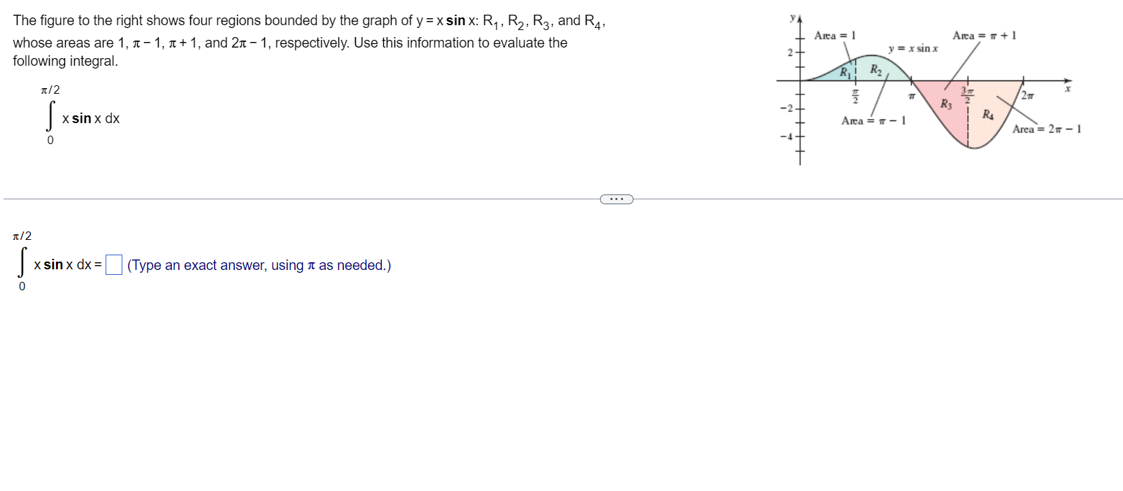 Solved The figure to the right shows four regions bounded by | Chegg.com