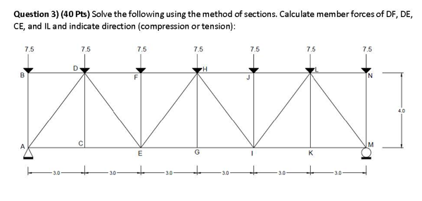 Solved Question 3) (40 Pts) Solve the following using the | Chegg.com Solved Question 3) (40 Pts) Solve the following using the | Chegg.com