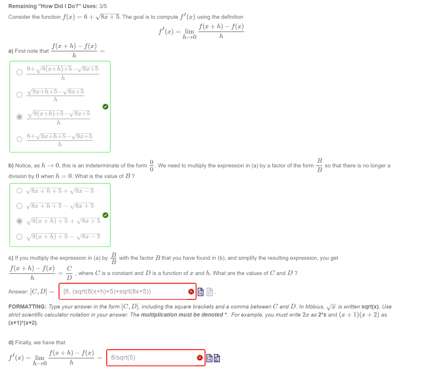 Solved Remaining "How Did I Do?" Uses: 3/5 Consider the | Chegg.com