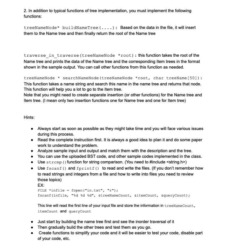 Solved In this project, you will build many Binary Search | Chegg.com