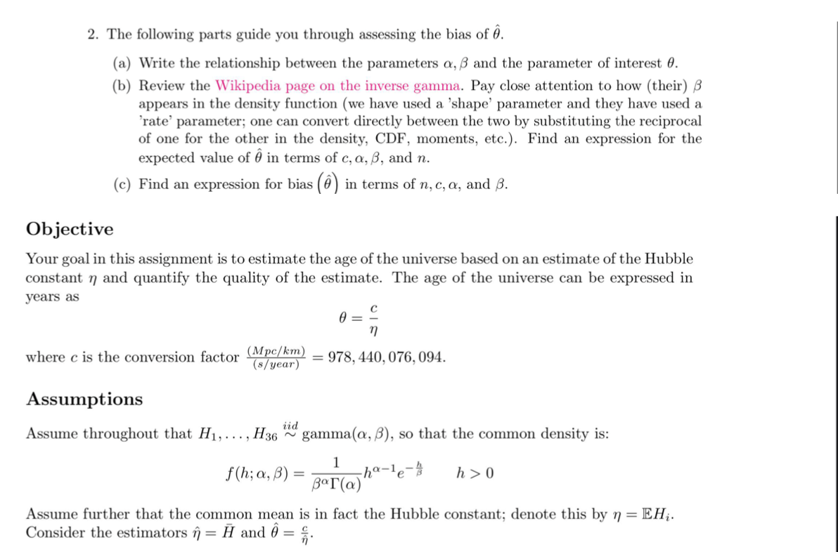 Solved 2. The following parts guide you through assessing | Chegg.com