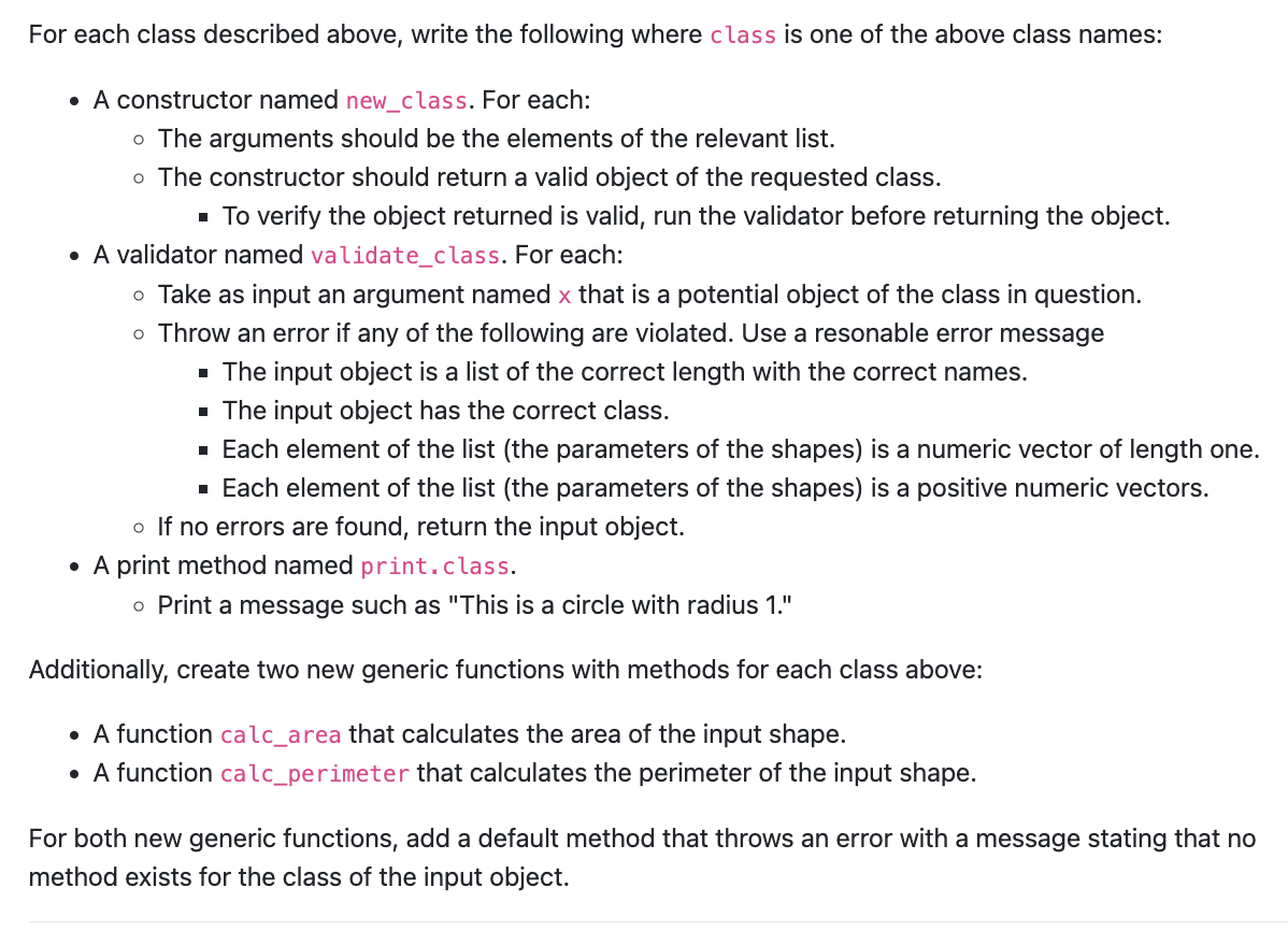 Solved Consider three classes: - circle - A list with an | Chegg.com