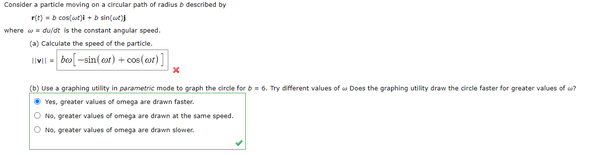 Solved Consider a particle moving on a circular path of | Chegg.com