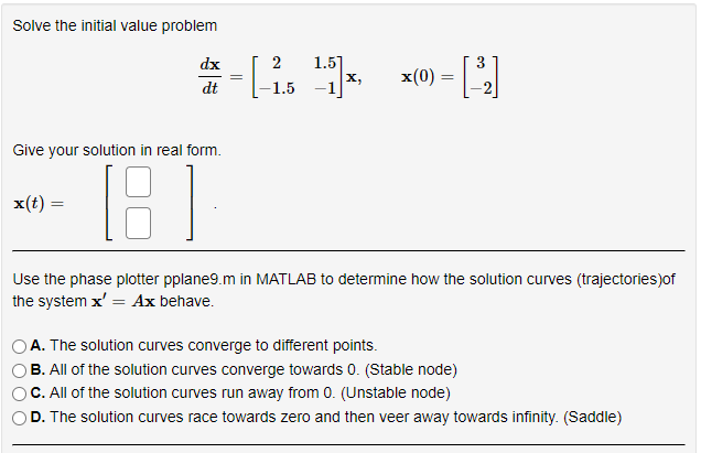 Solved Solve the initial value problem | Chegg.com