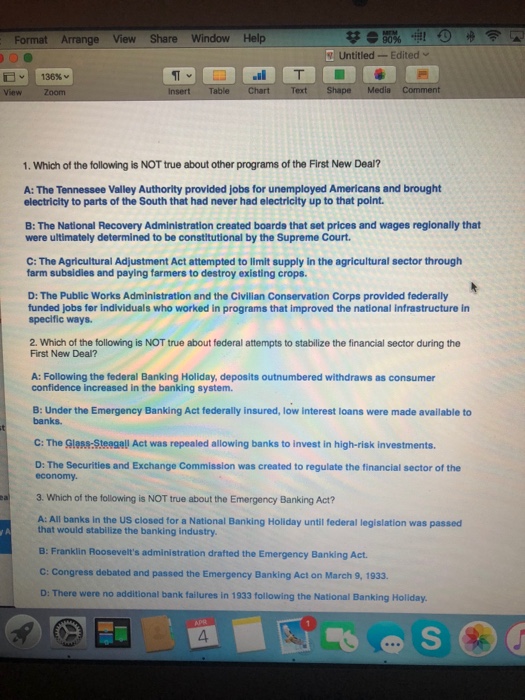 Solved Format Arrange View Share Window Help 90% ? | Chegg.com