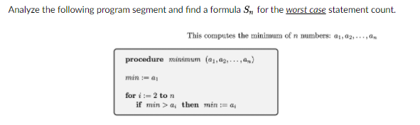 Solved Analyze the following program segment and find a | Chegg.com