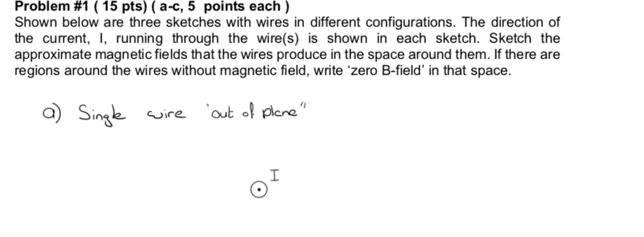 Solved Problem \#1 ( 15 pts) (a-c, 5 points each ) Shown | Chegg.com