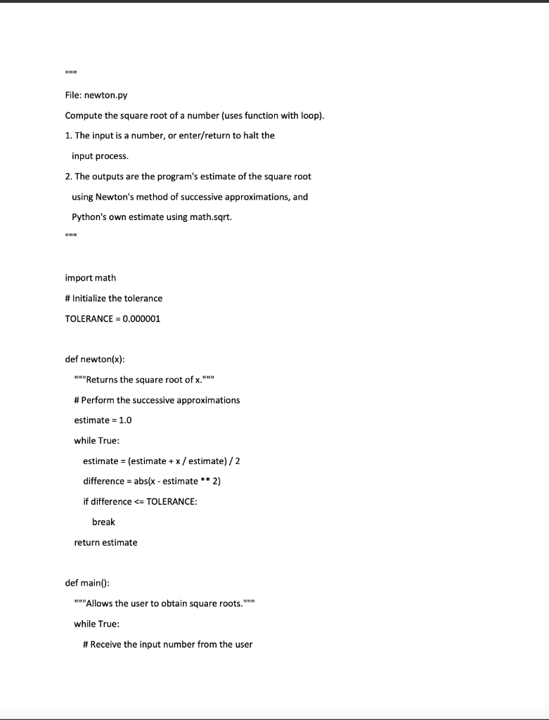 Solved PYTHON! Can someone please solve this for me? You | Chegg.com