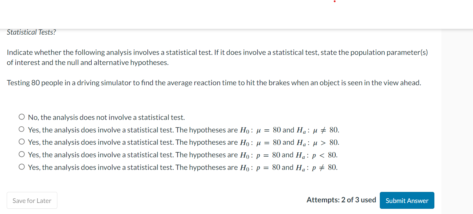 Solved Indicate whether the following analysis involves a | Chegg.com