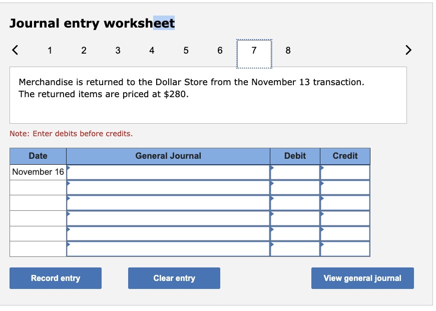 Solved Journal entry worksheet Note: Enter debits before | Chegg.com