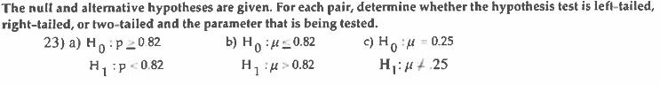 Solved The nult and alternative hypotheses are given. For | Chegg.com