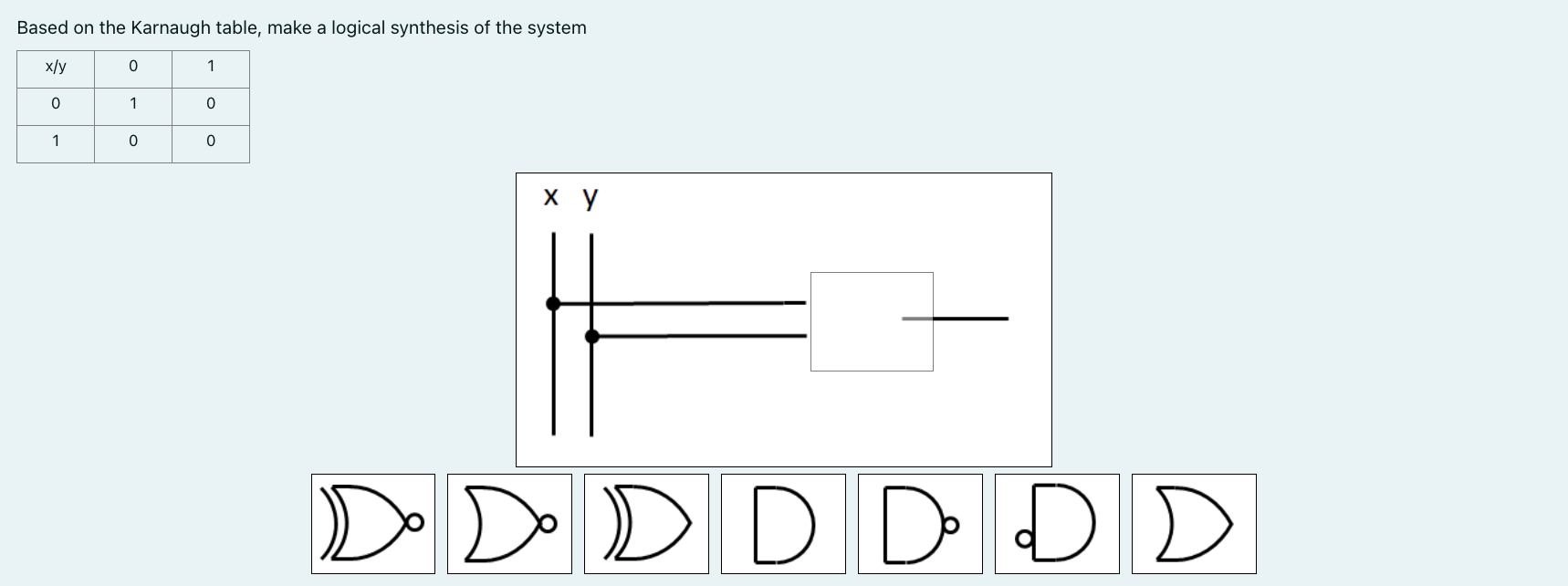 Solved Based on the Karnaugh table, make a logical synthesis | Chegg.com
