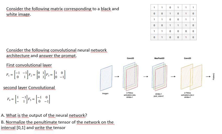 Solved Consider the following matrix corresponding to a | Chegg.com