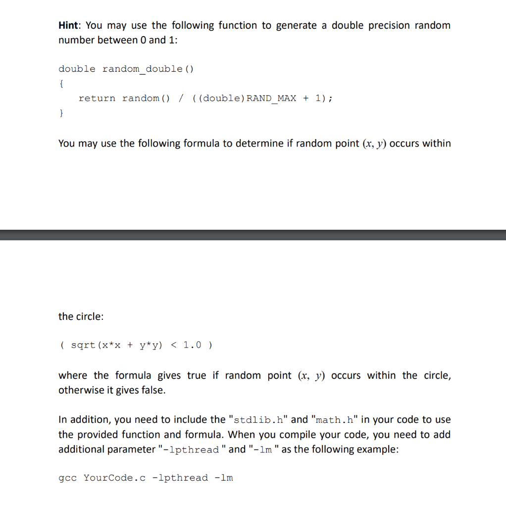 Solved An interesting way of calculating π is to use a | Chegg.com
