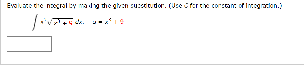 Solved Evaluate the integral by making the given | Chegg.com