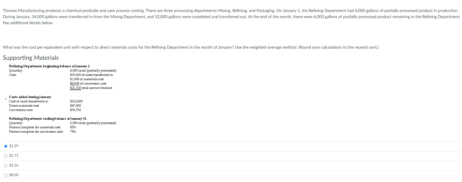 Solved See additional details below. Supporting Materials | Chegg.com