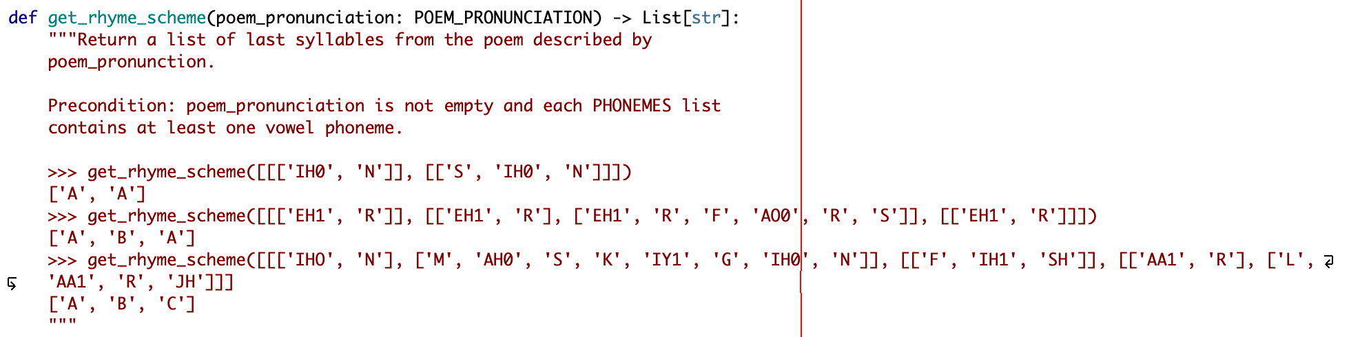 Solved This function uses the CMU Pronouncing dictionary. In | Chegg.com