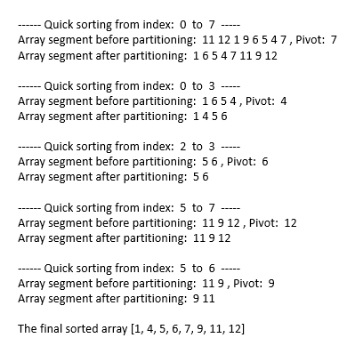Solved def quick_sort(arr, start, end): if start