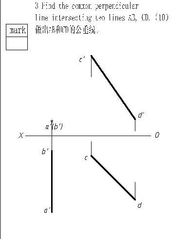 3 Find the contor perpendicular line intersecting to | Chegg.com