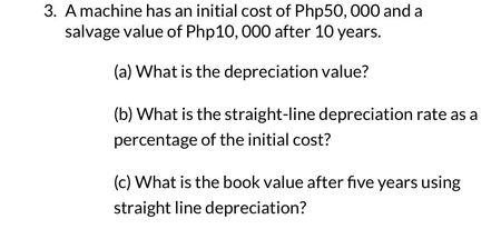 Solved 1. A Construction firm bought one (1) unit | Chegg.com