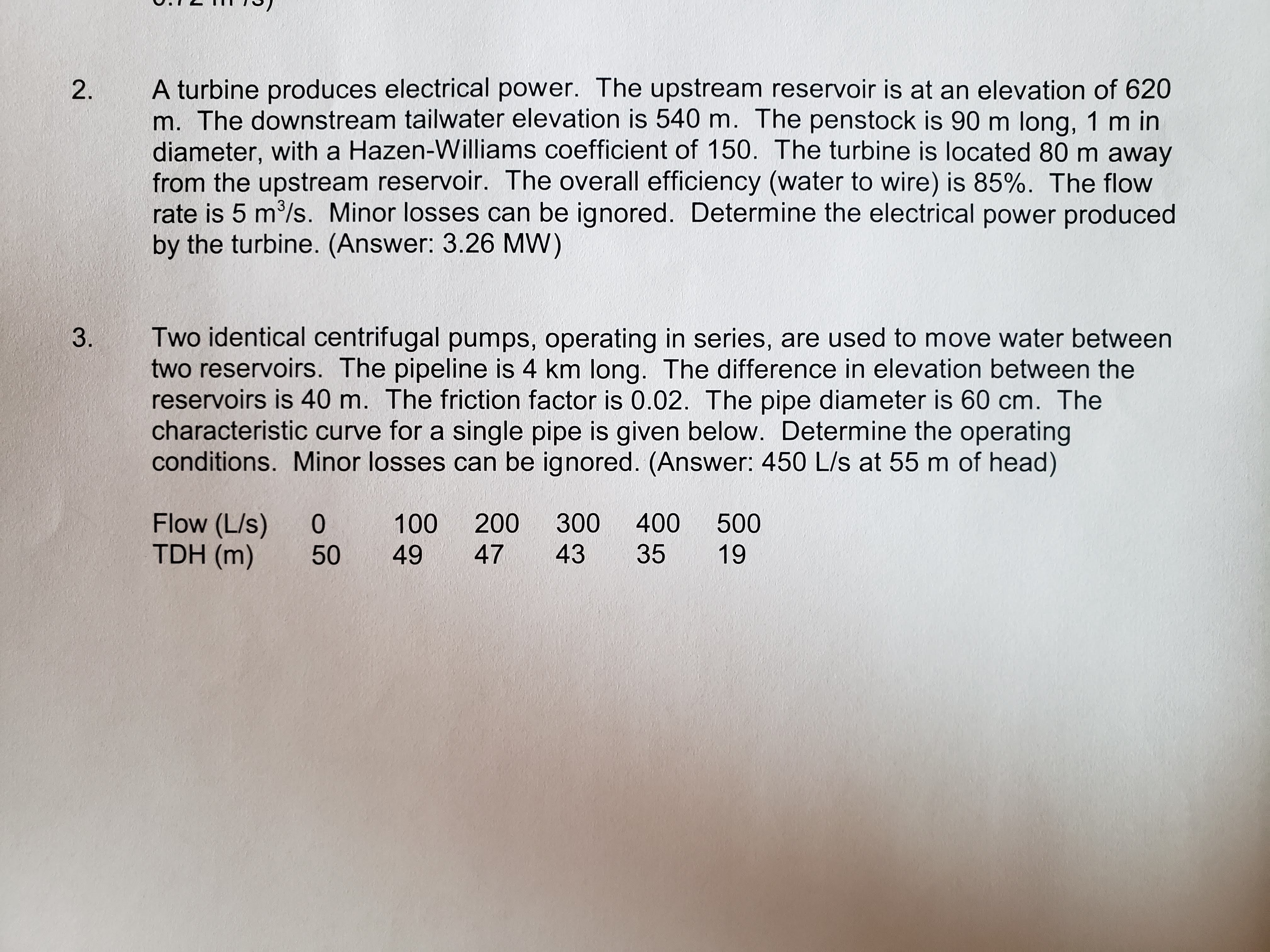 Solved A turbine produces electrical power. The upstream | Chegg.com