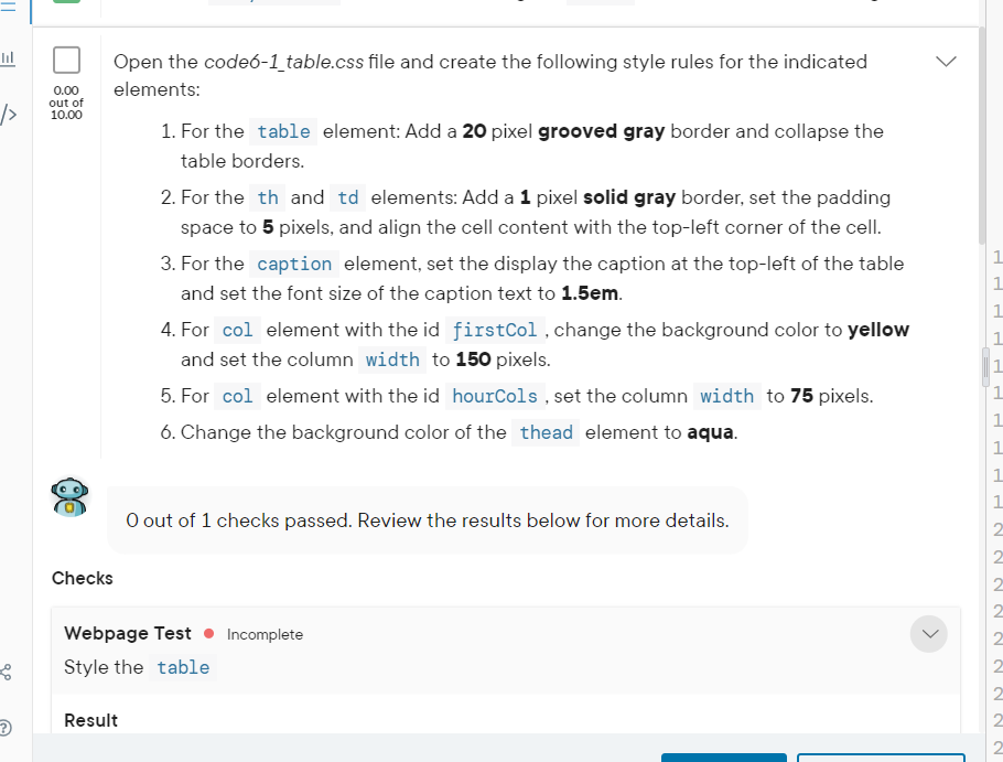 Solved PLEASE TELL ME WHAT I NEED TO FIX IN ORDER TO FIX MY | Chegg.com