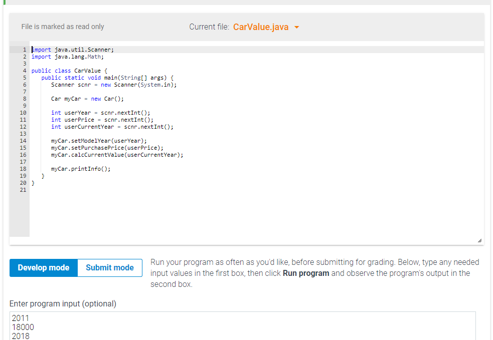 Solved File is marked as read only Current file: | Chegg.com