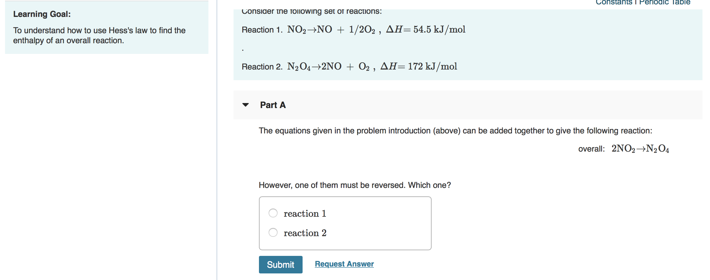 Solved Constants I Periodic Table Learning Goal: Consider | Chegg.com