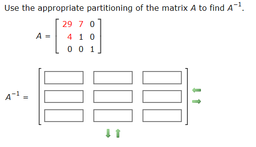 Solved Use the appropriate partitioning of the matrix A to | Chegg.com