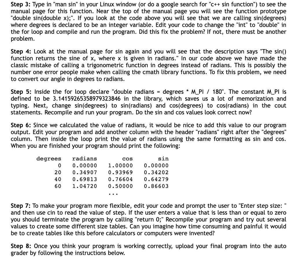 Solved Consider the following C++ program. It prints a small | Chegg.com