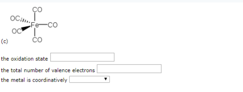 Solved For each of the following complexes, determine the | Chegg.com