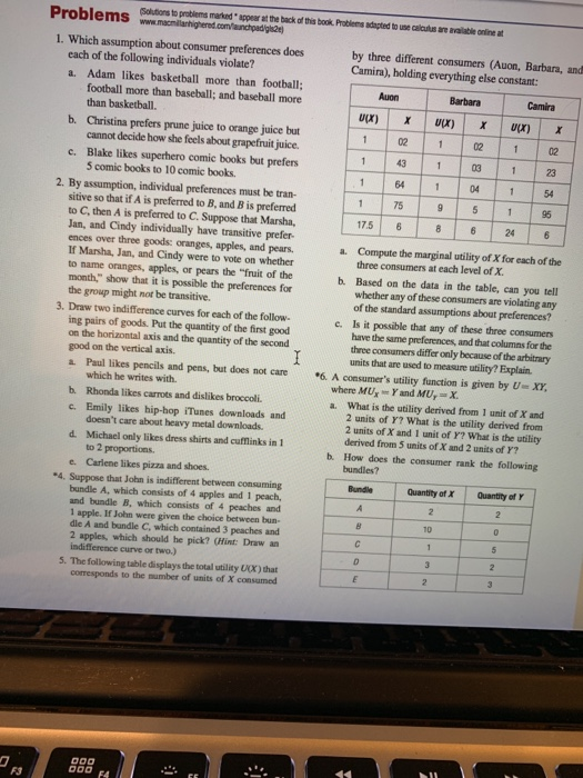 Problams Solutions to problems marked appear at the | Chegg.com