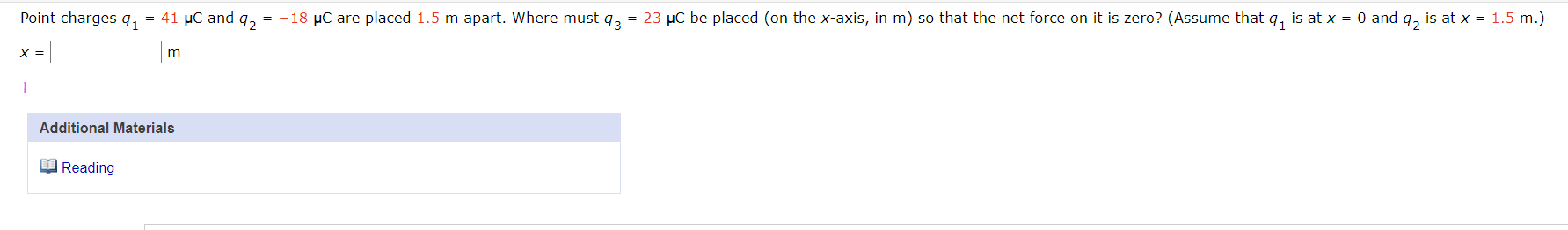 Solved x=m | Chegg.com