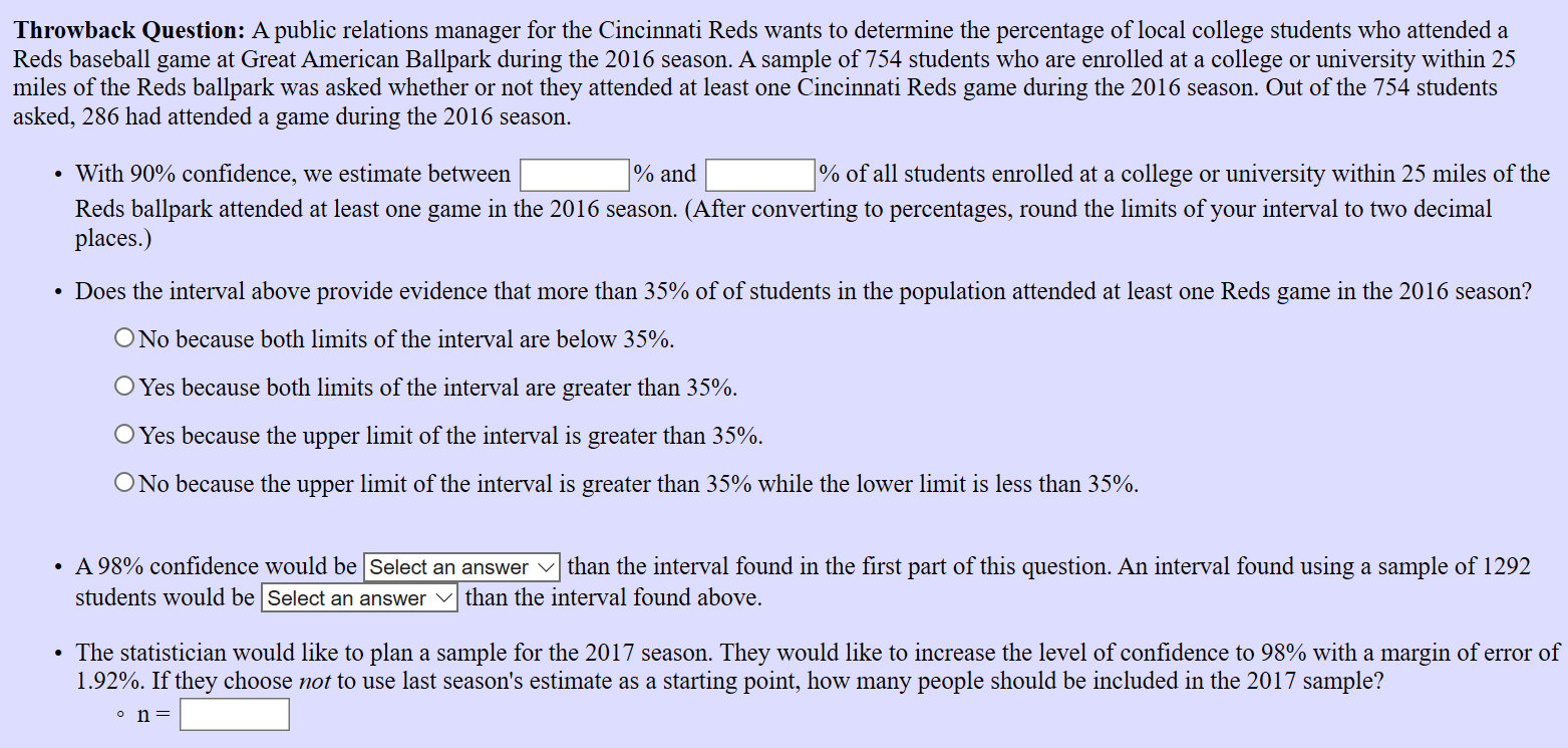 Solved Throwback Question: A public relations manager for | Chegg.com