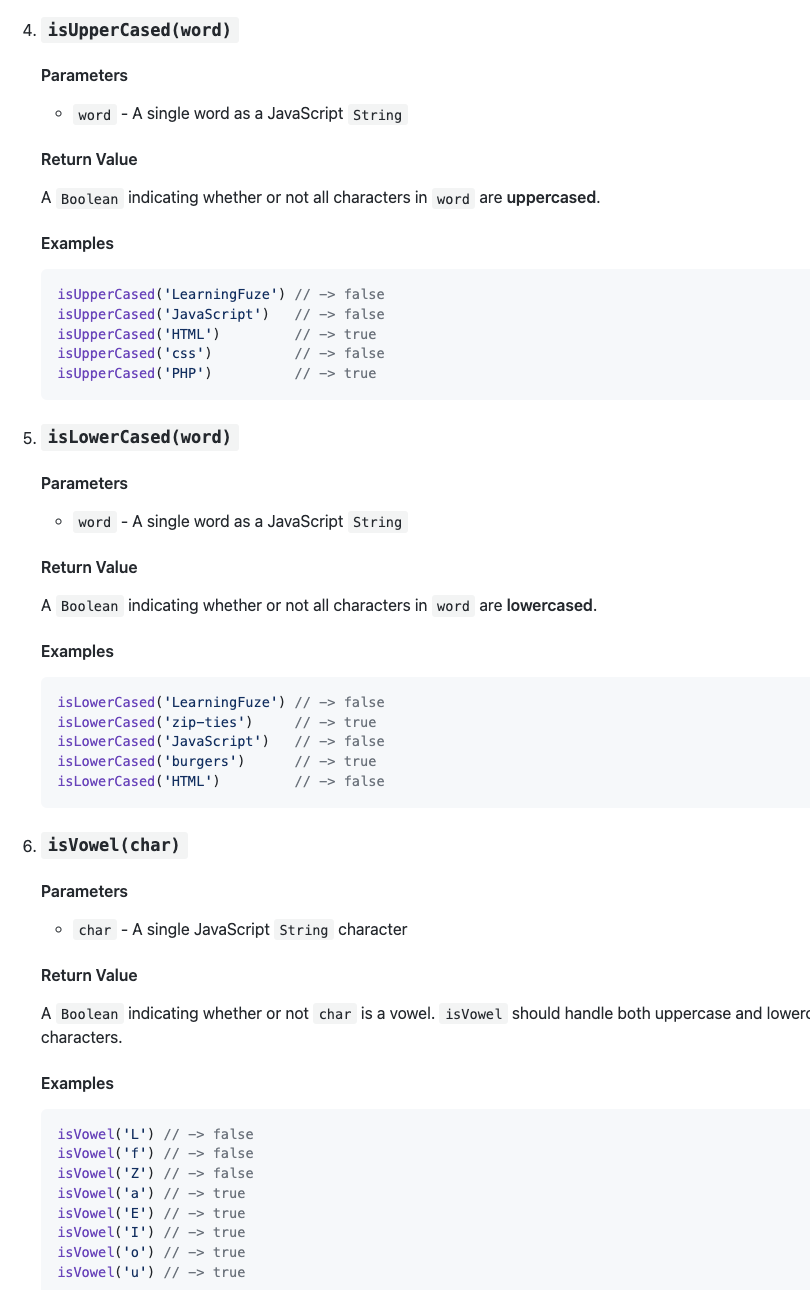 Solved isUpperCased(’LearningFuze’) | Chegg.com