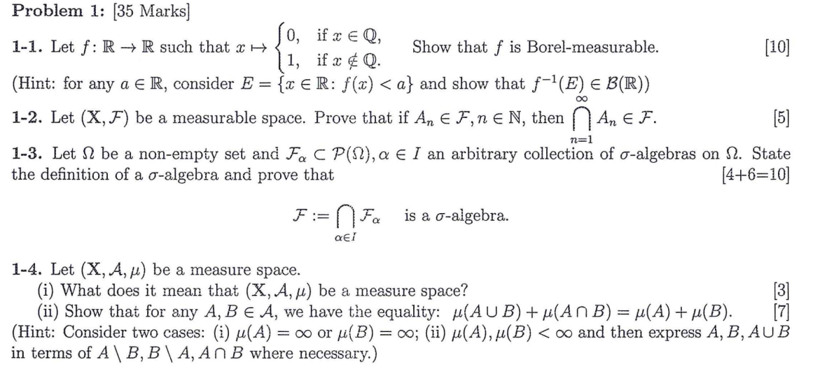 Solved 1-1. Let \\( f: \\mathbb{R} \\rightarrow \\mathbb{R} | Chegg.com