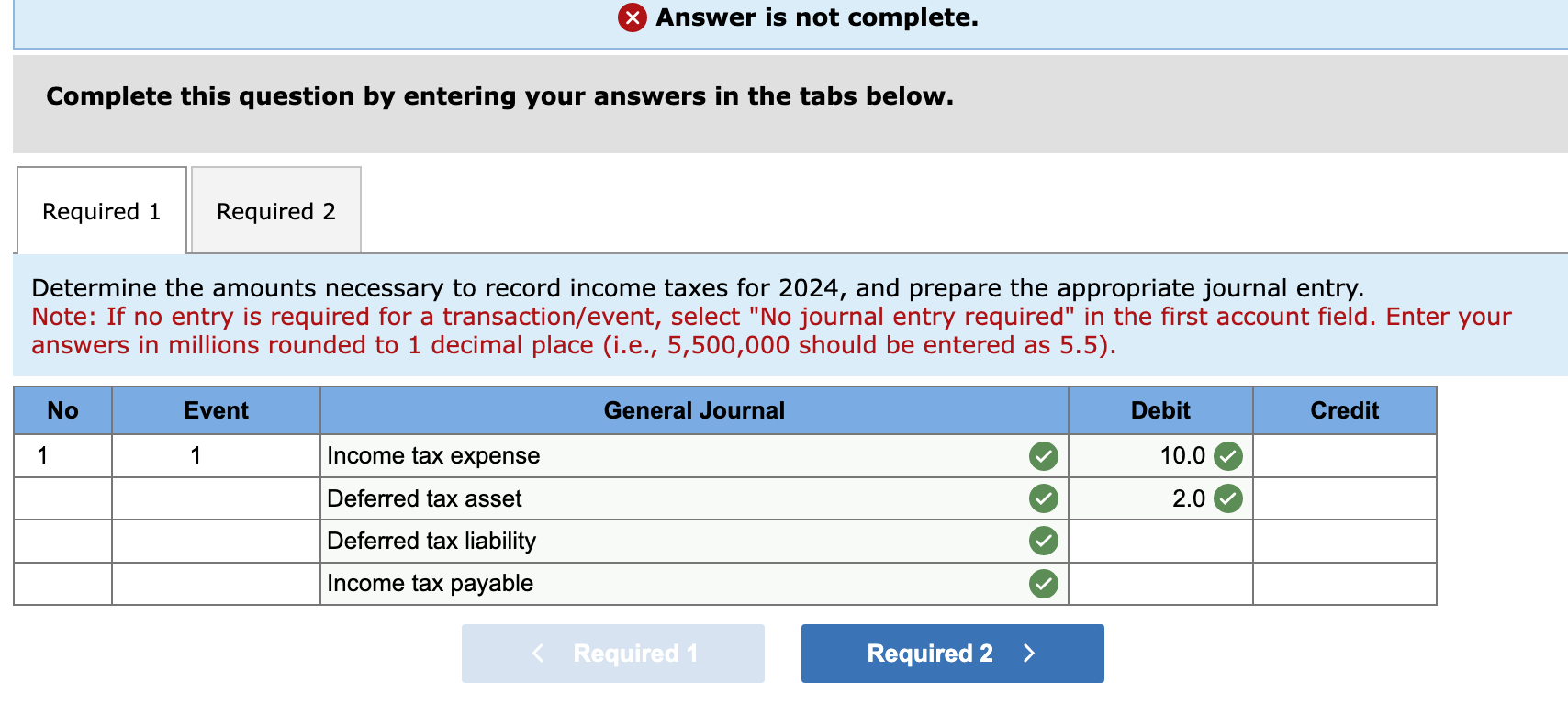 Solved Problem 16-6 (Algo) Multiple differences; temporary | Chegg.com
