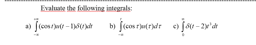 Solved signals and systems question | Chegg.com