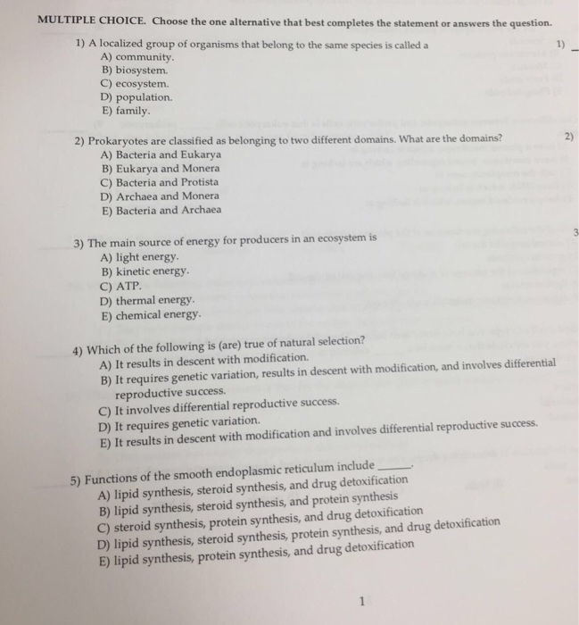 Solved MULTIPLE CHOICE·Choose the one alternative that best | Chegg.com