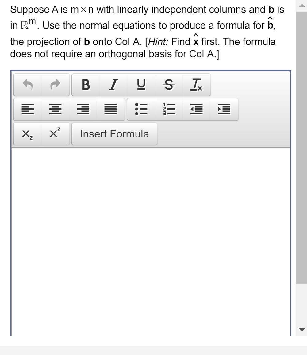 Solved Suppose A is m×n with linearly independent columns | Chegg.com