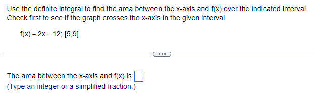 Solved Use the definite integral to find the area between | Chegg.com