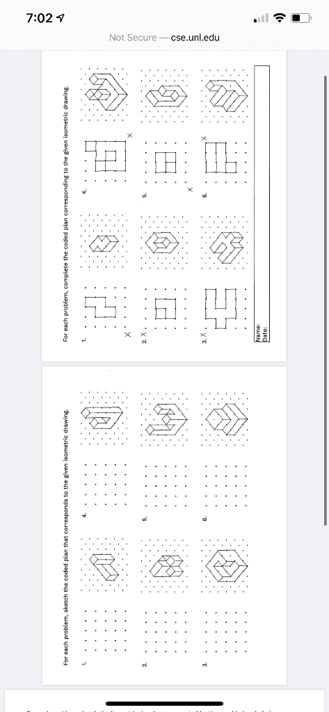 Solved 7:02 4 For each problem, skatch the coded plan that | Chegg.com