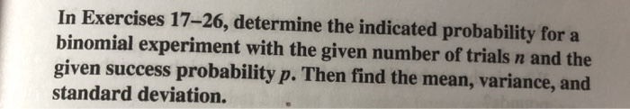 Solved In Exercises 17-26, determine the indicated | Chegg.com