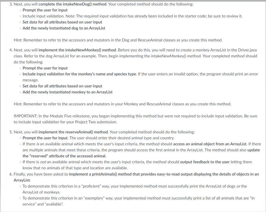 Project Two Guidelines and Rubric Competencies In | Chegg.com