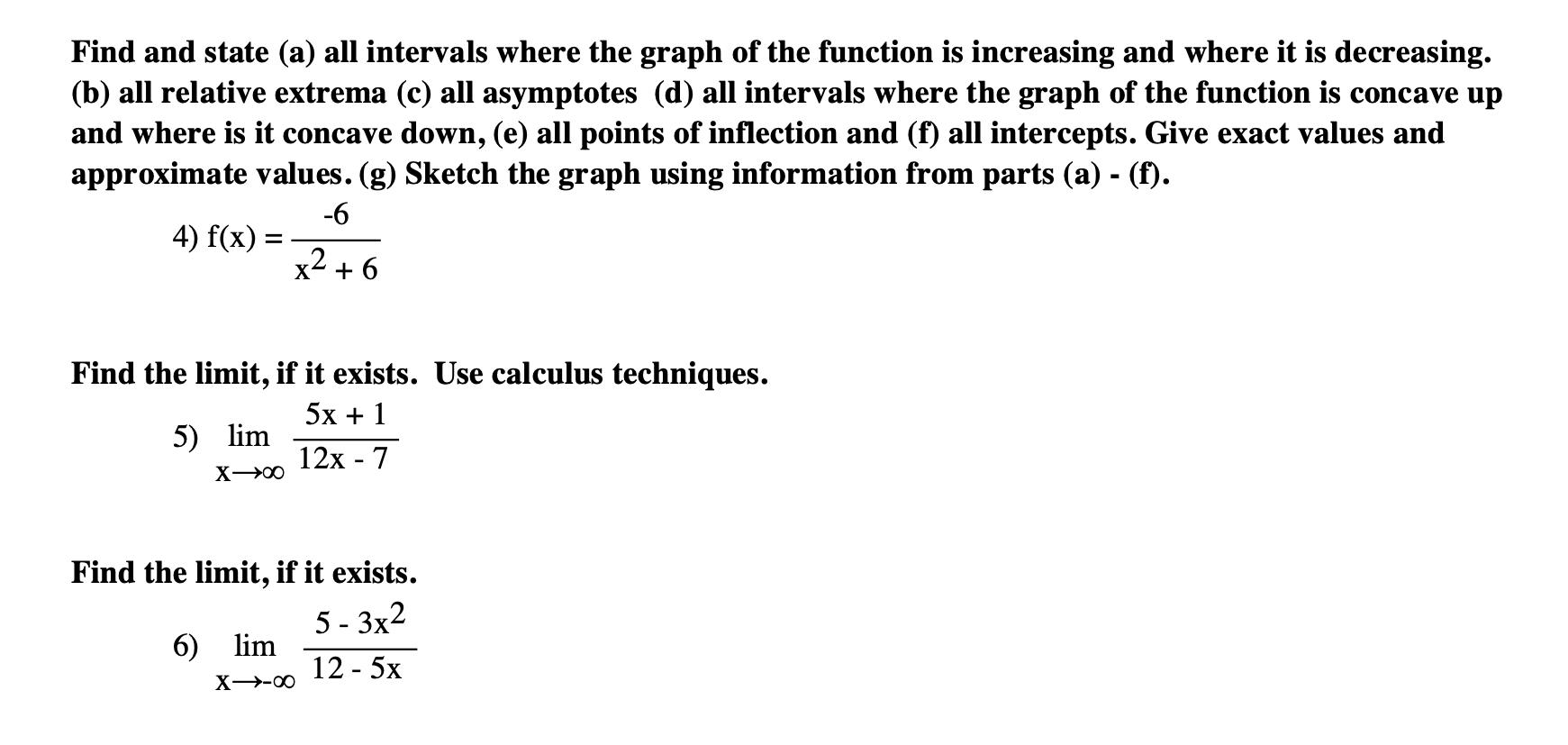 Solved Find and state (a) all intervals where the graph of | Chegg.com