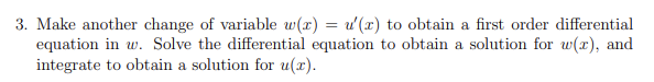 Solved 1. Check that y1(x)=x3 is a solution to the equation | Chegg.com