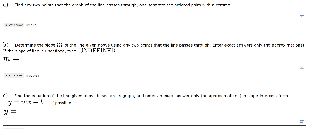 Solved Given the graph below, find the following:b) | Chegg.com