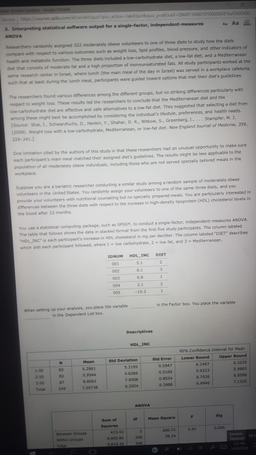 Solved 3. Researchers randomly assigned 322 moderatiely | Chegg.com Solved 3. Researchers randomly assigned 322 moderatiely | Chegg.com