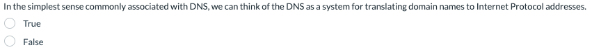 Solved The DNS module mentions the following interrelated | Chegg.com