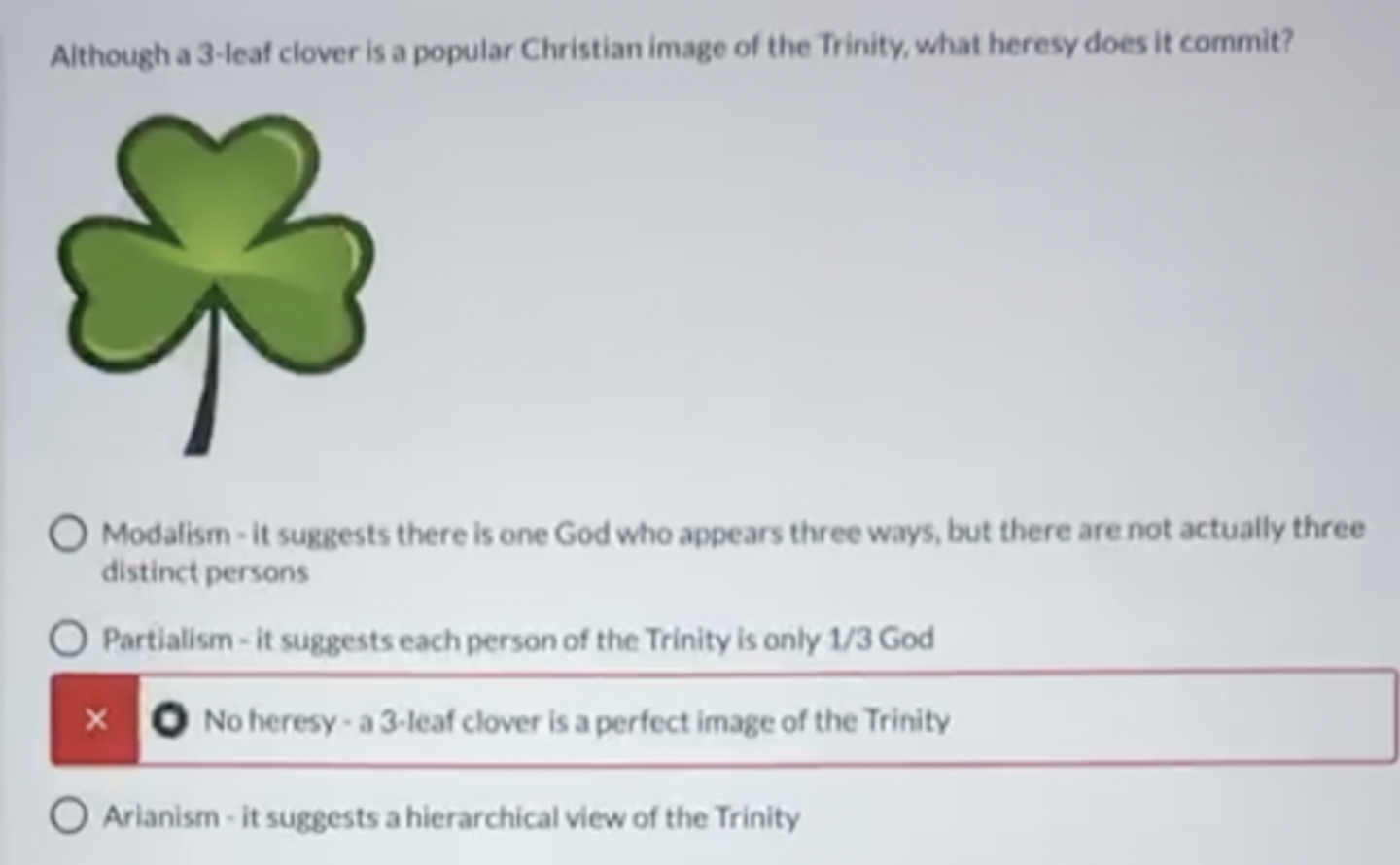 Three Leaf Clover Trinity